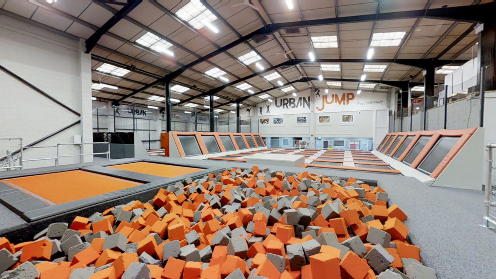 Urban Jump Trampoline Park Heathfield Sussex, 3D Matterport Virtual Tour