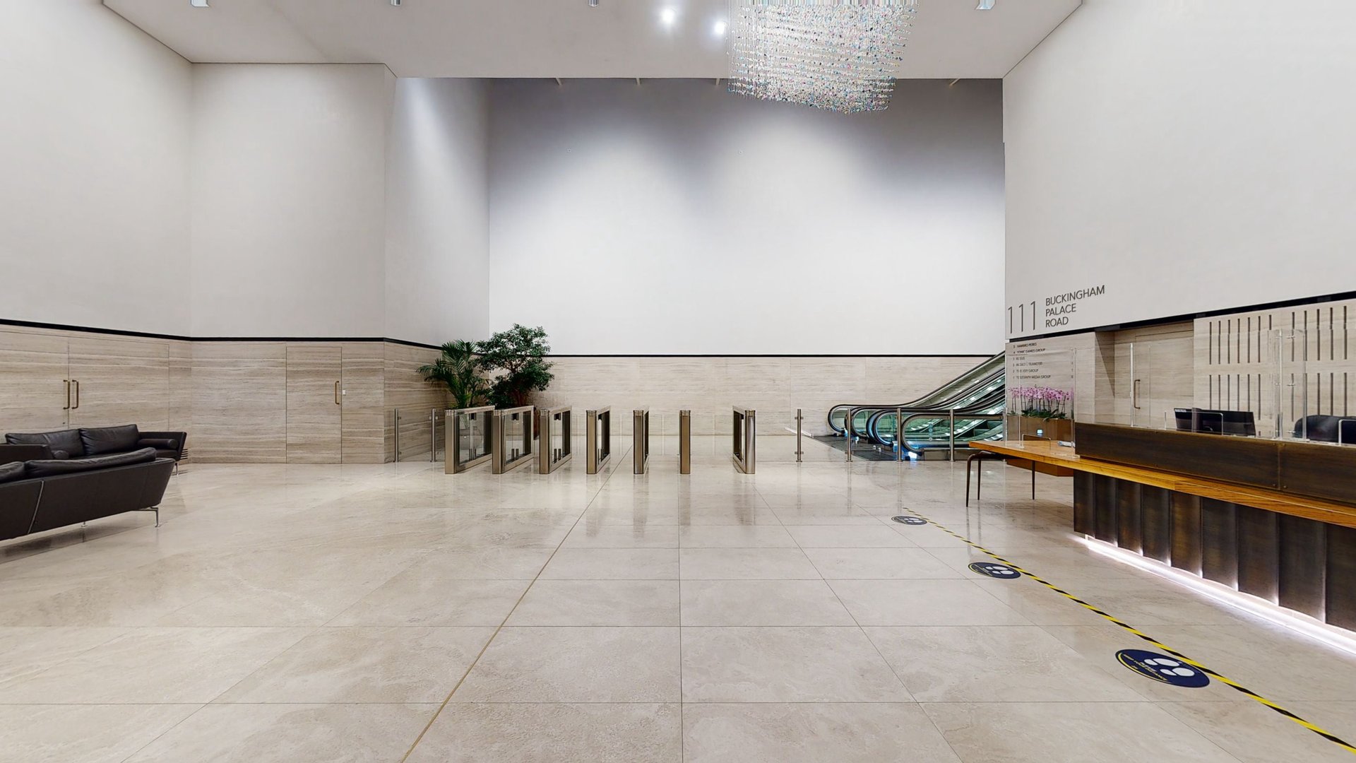 Reception with Cat A and CGI office space - Digital Scanning Group